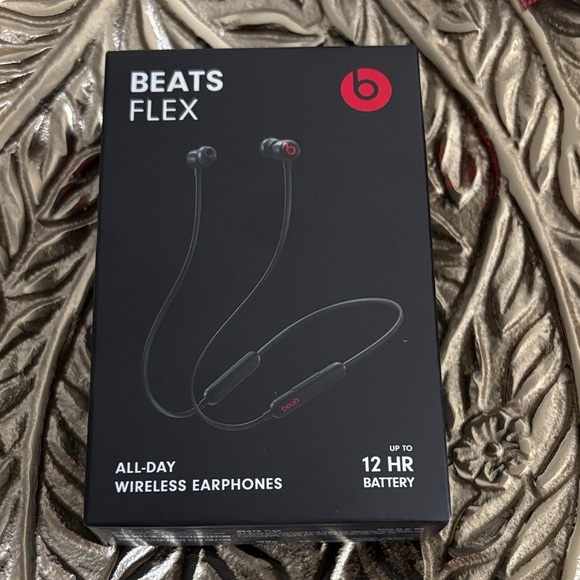 Beats by Dre | Headphones | Nwt Beats Flex Wireless Black Earphones ...